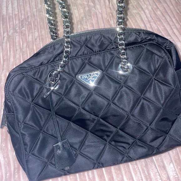 Prada | Bags | Prada Chain Handbag | Poshmark